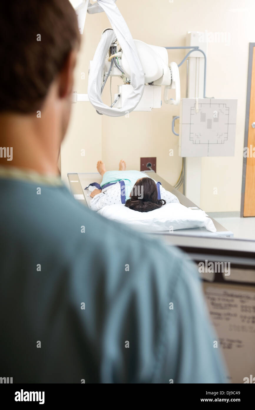 Young Patient Getting Xray Stock Photo - Alamy