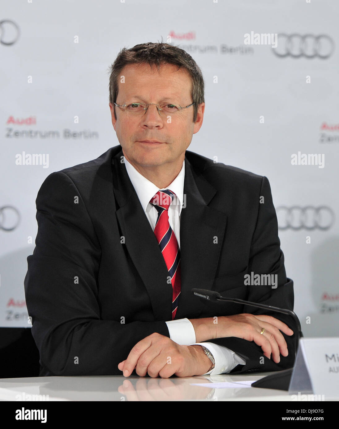 Michael Renz attending Grand Opening of the Audi Zentrum Berlin ...