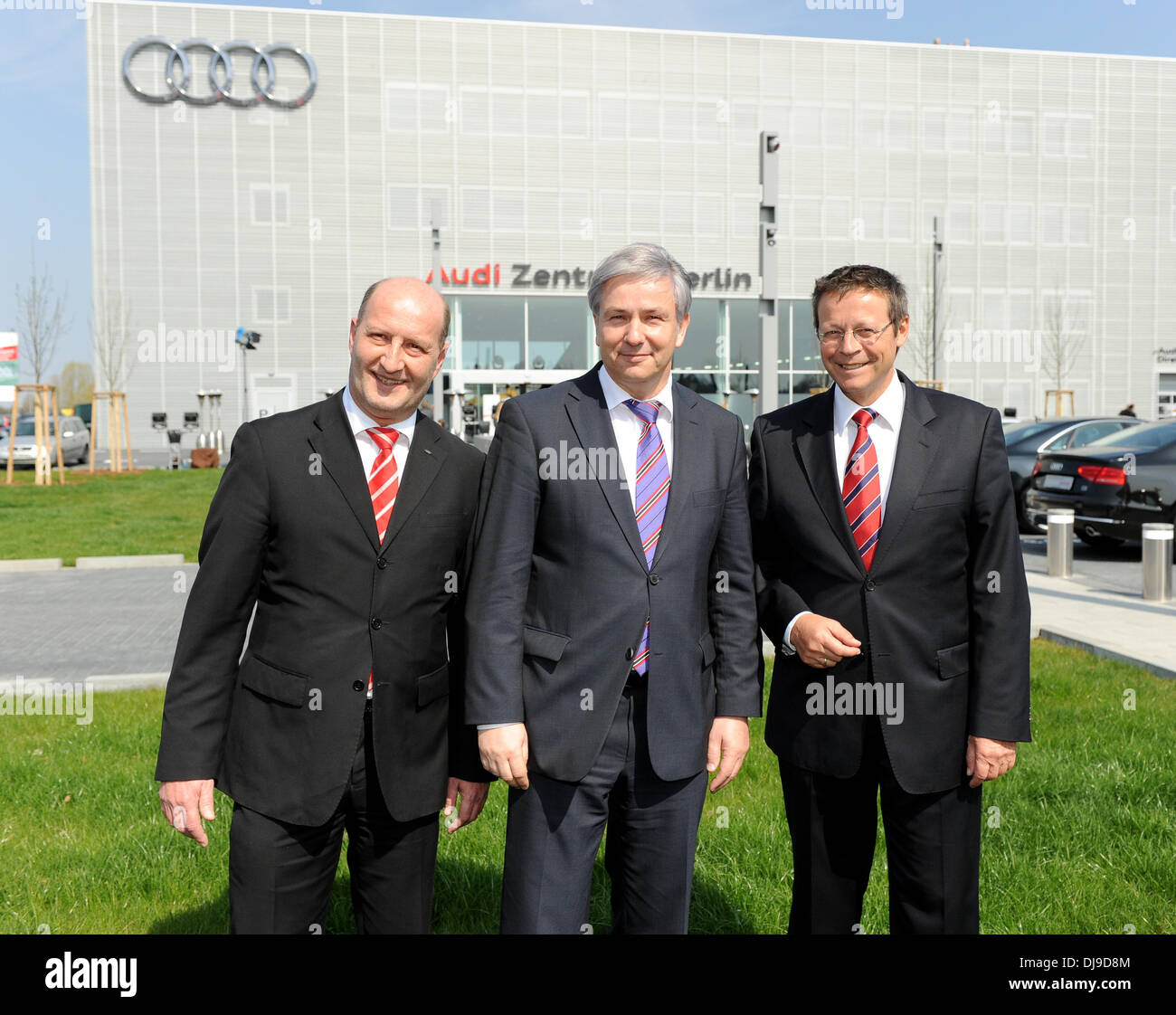 Andre Reiser, Klaus Wowereit and Michael Renz attending Grand Opening ...