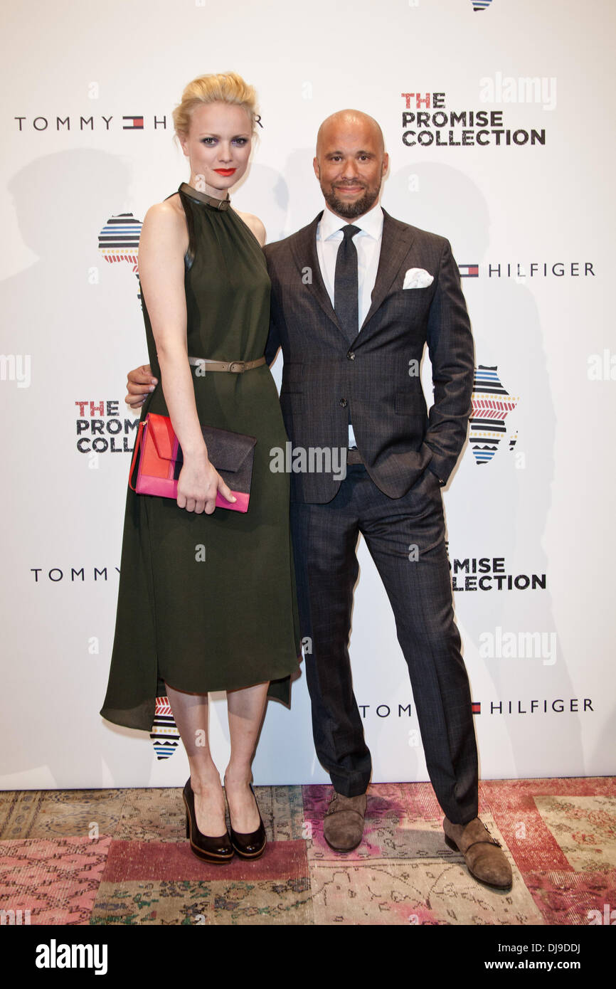 Franziska Knuppe and Oliver Timm attending Tommy Hilfiger Store Event ...