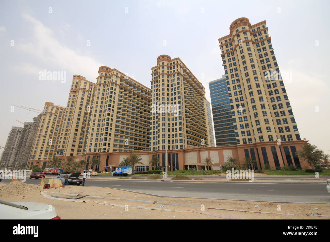 The Crescent built by Damac construction, Dubai Stock Photo - Alamy