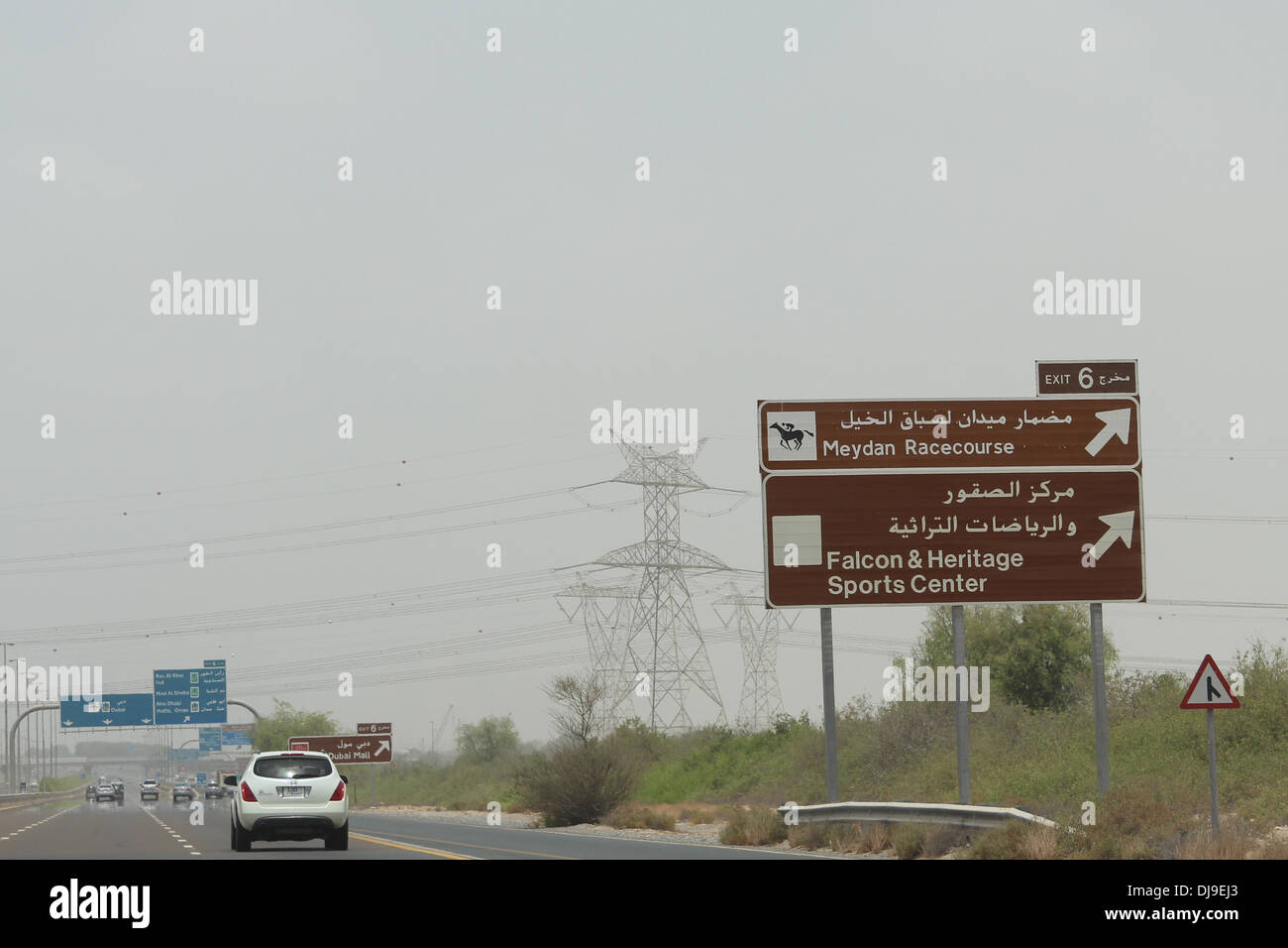 Dubai Road Traffic Sign High Resolution Stock Photography and Images ...