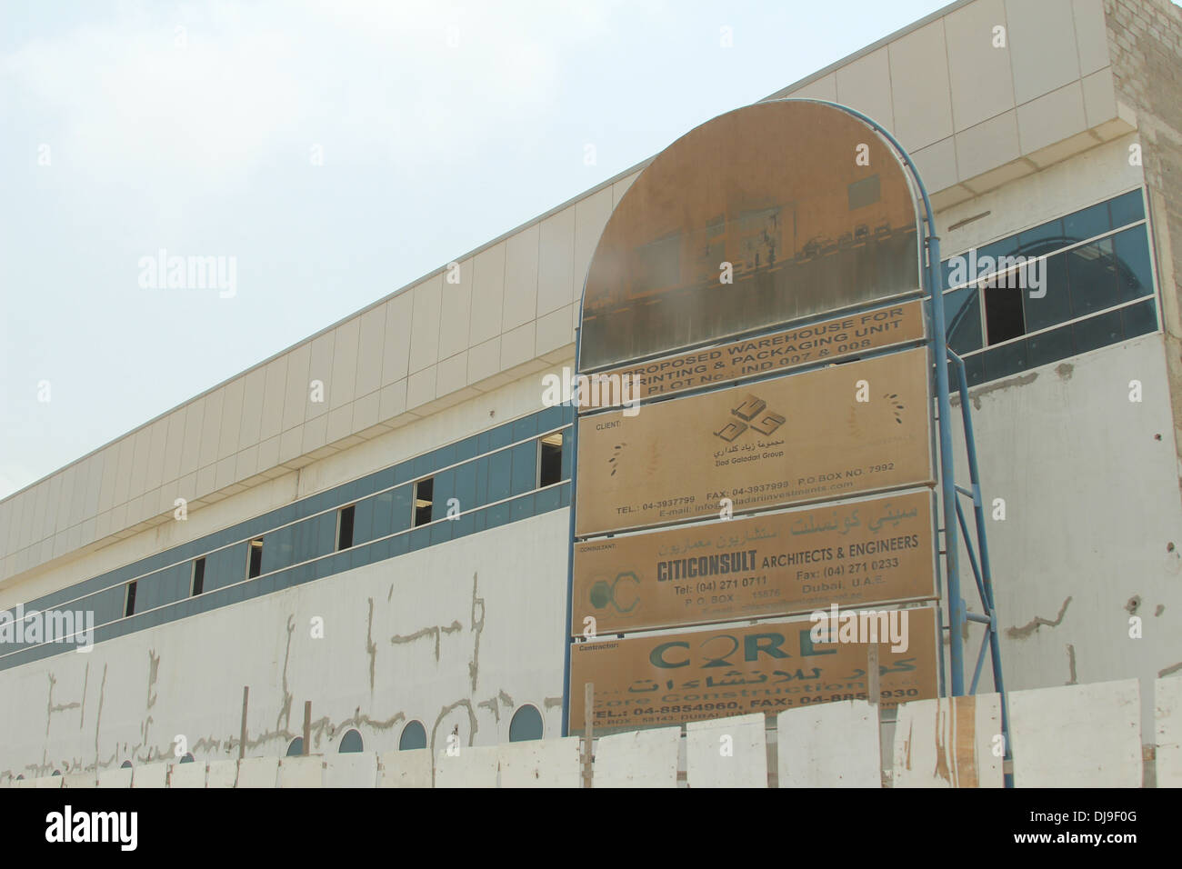 Buildings at The International Media Production Zone (IMPZ) Dubai Stock ...