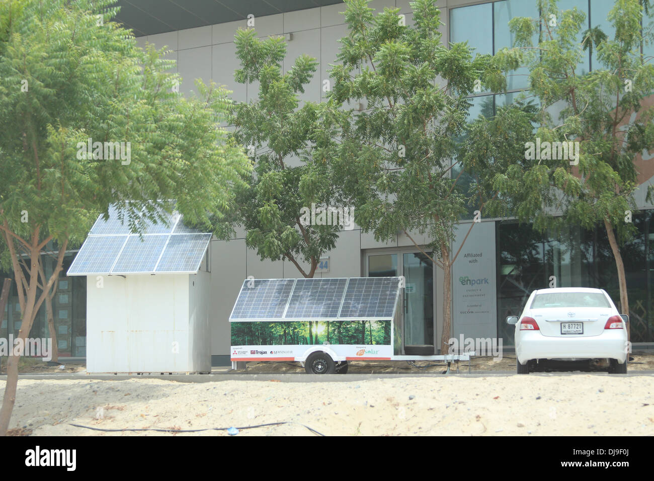 Buildings at The International Media Production Zone (IMPZ) Dubai Stock ...