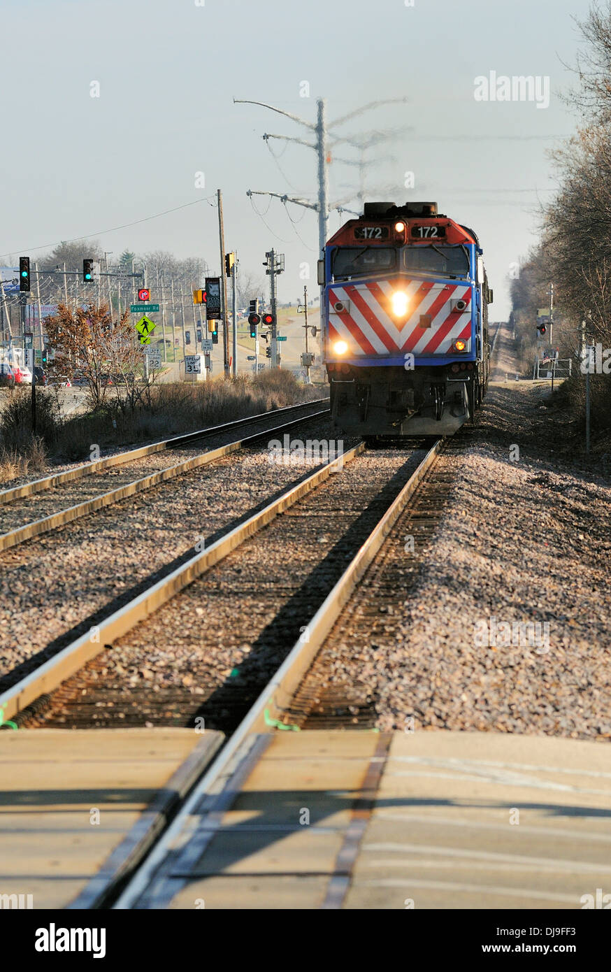 Suburban commuter rail hi-res stock photography and images - Alamy