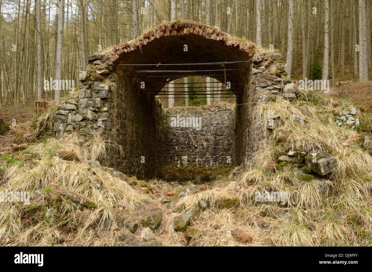 Remains of a gunpowder factory Stock Photo - Alamy