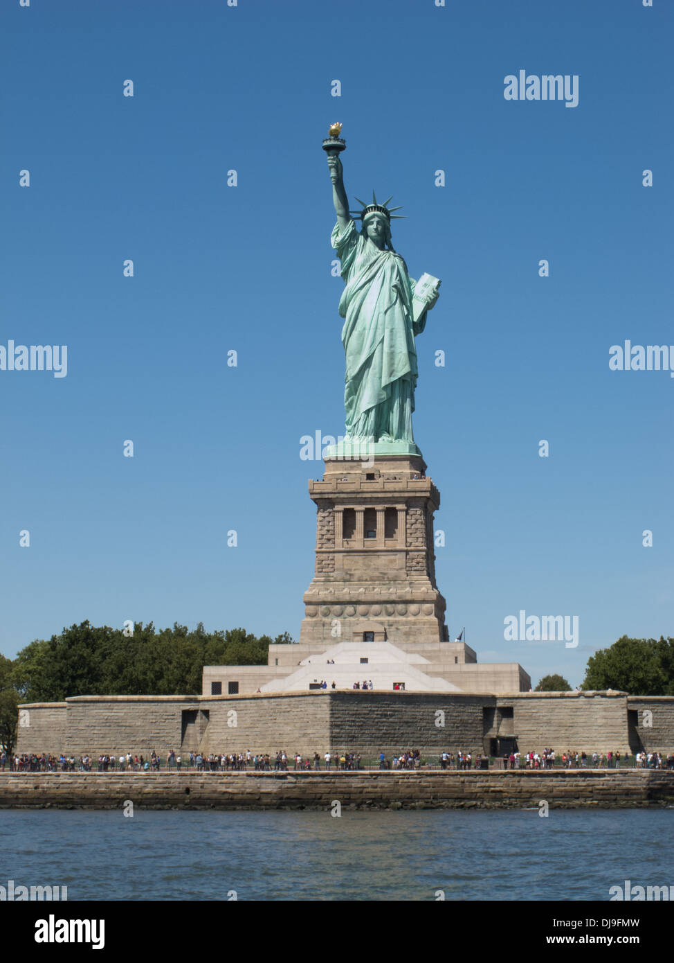 Statue of Liberty on Liberty Island, New York, USA Stock Photo - Alamy