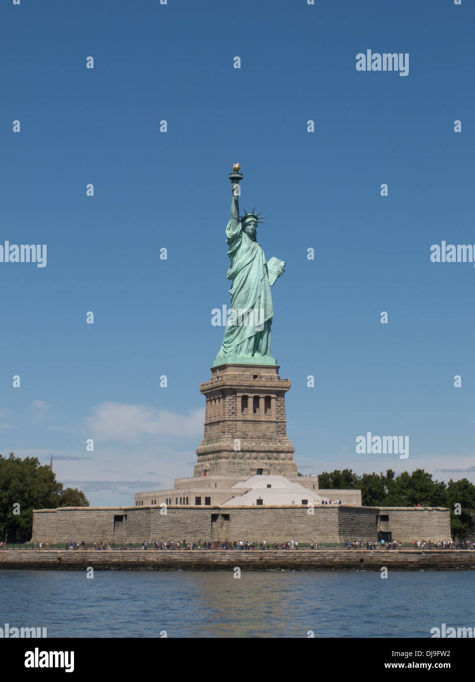 Statue of Liberty on Liberty Island, New York, USA Stock Photo - Alamy