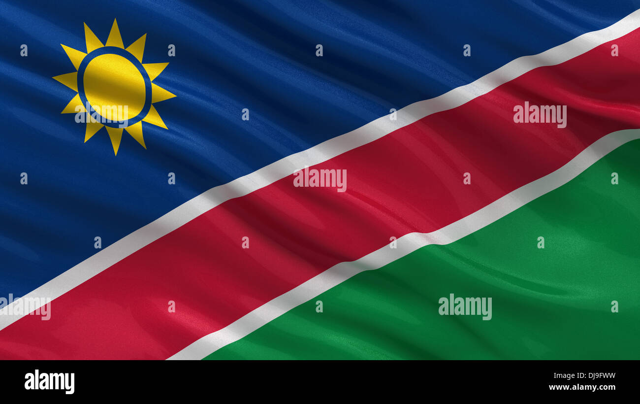 Flag of Namibia Stock Photo - Alamy