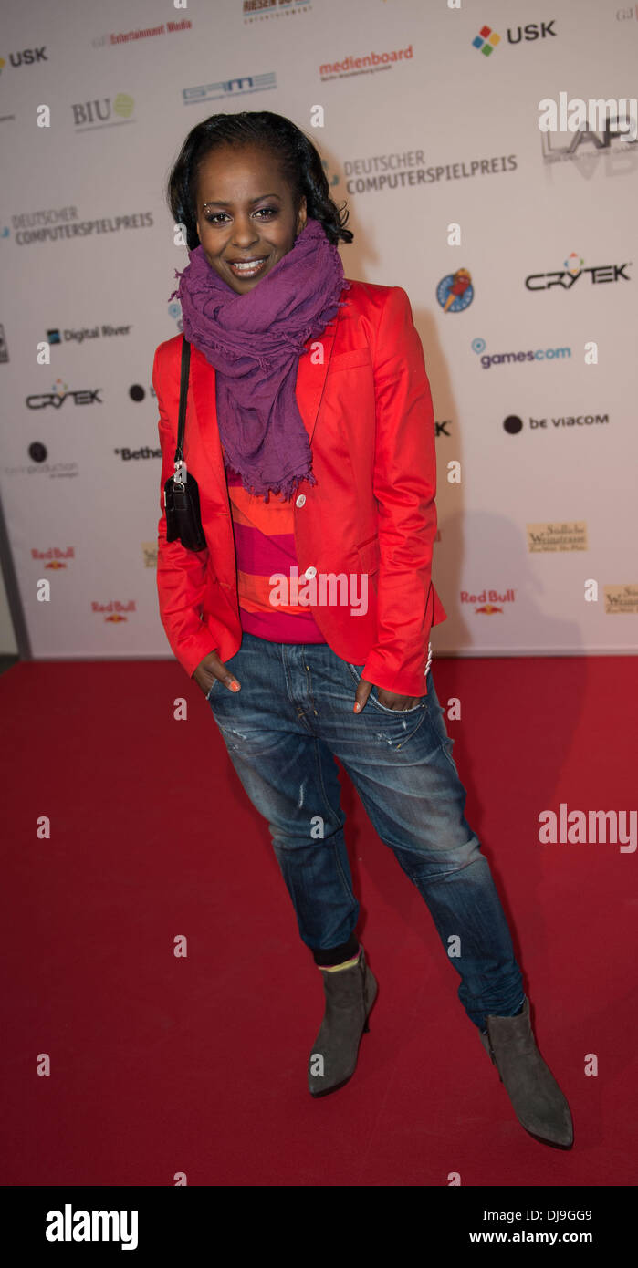 Shary Reeves at the Deutscher Computerspielpreis 2012 Award and LARA ...