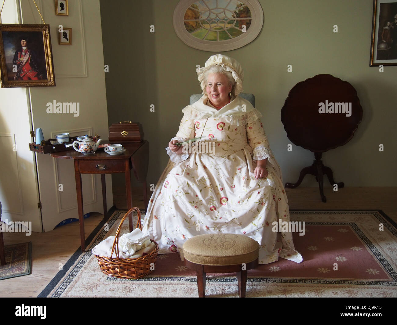 Lady Washington character reenactment at George Washington's Mount ...