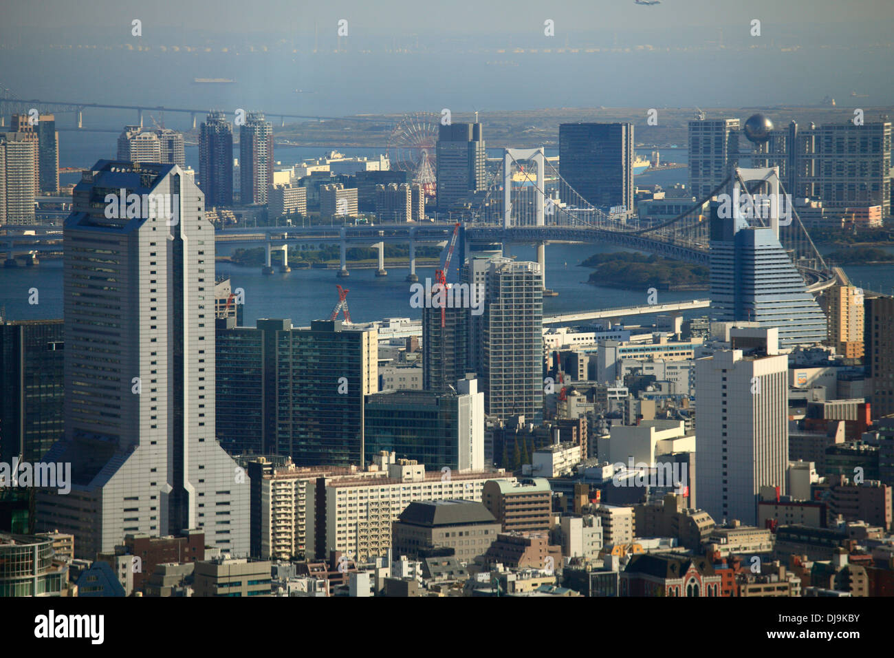 Japan, Tokyo, harbor, skyline, general aerial view Stock Photo - Alamy