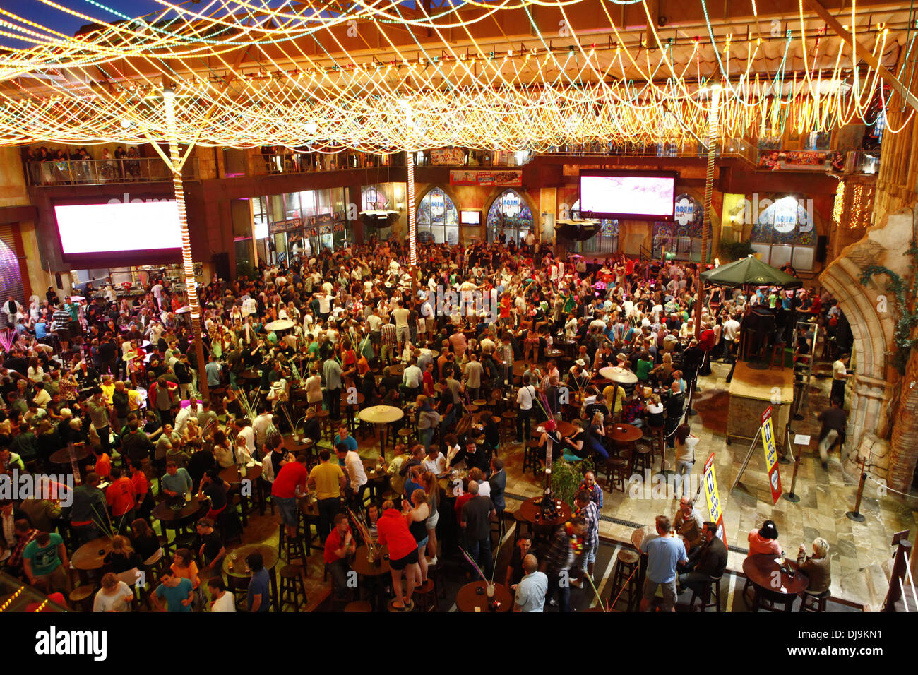 Megapark at the opening of Mega Park/ Mega Arena on Majorca Island ...