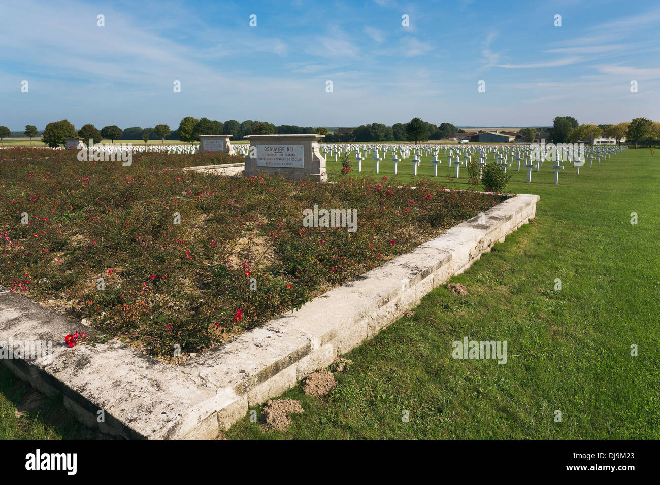 Ossuaries with the cemetery in the background Stock Photo - Alamy