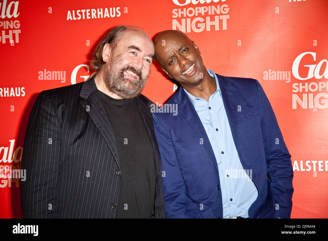 Michael Thiel and Yared Dibaba at Gala Shopping Night 2012 during the ...