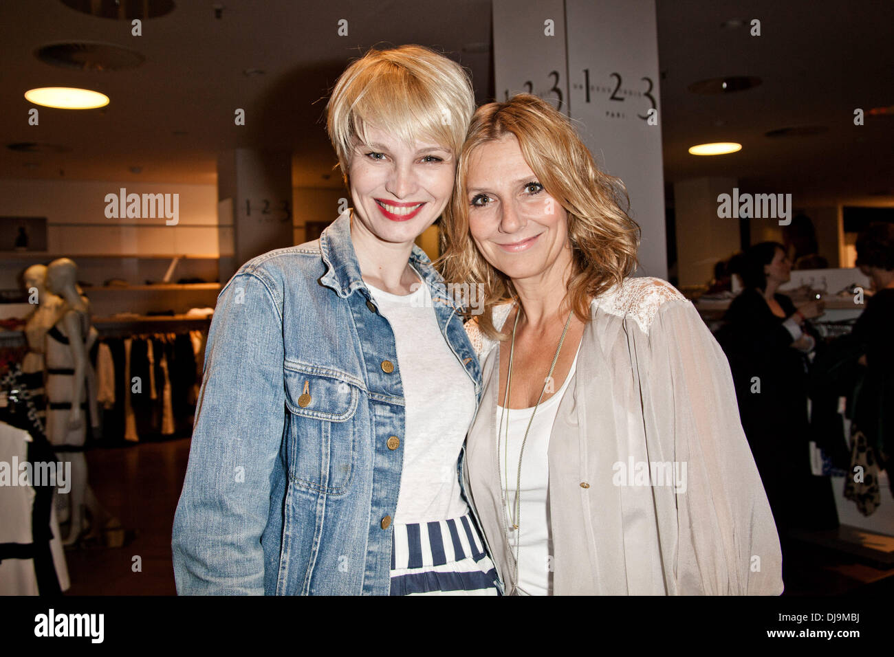 Susann Atwell and Kim Fischer at Gala Shopping Night 2012 during the ...