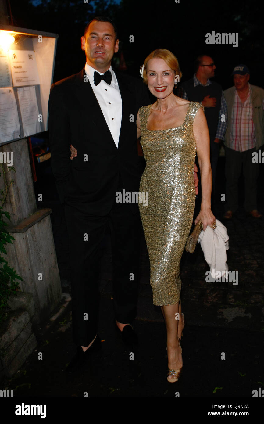 Michael Michalsky and guest arriving at Jenny Elvers-Elbertzhagen's ...