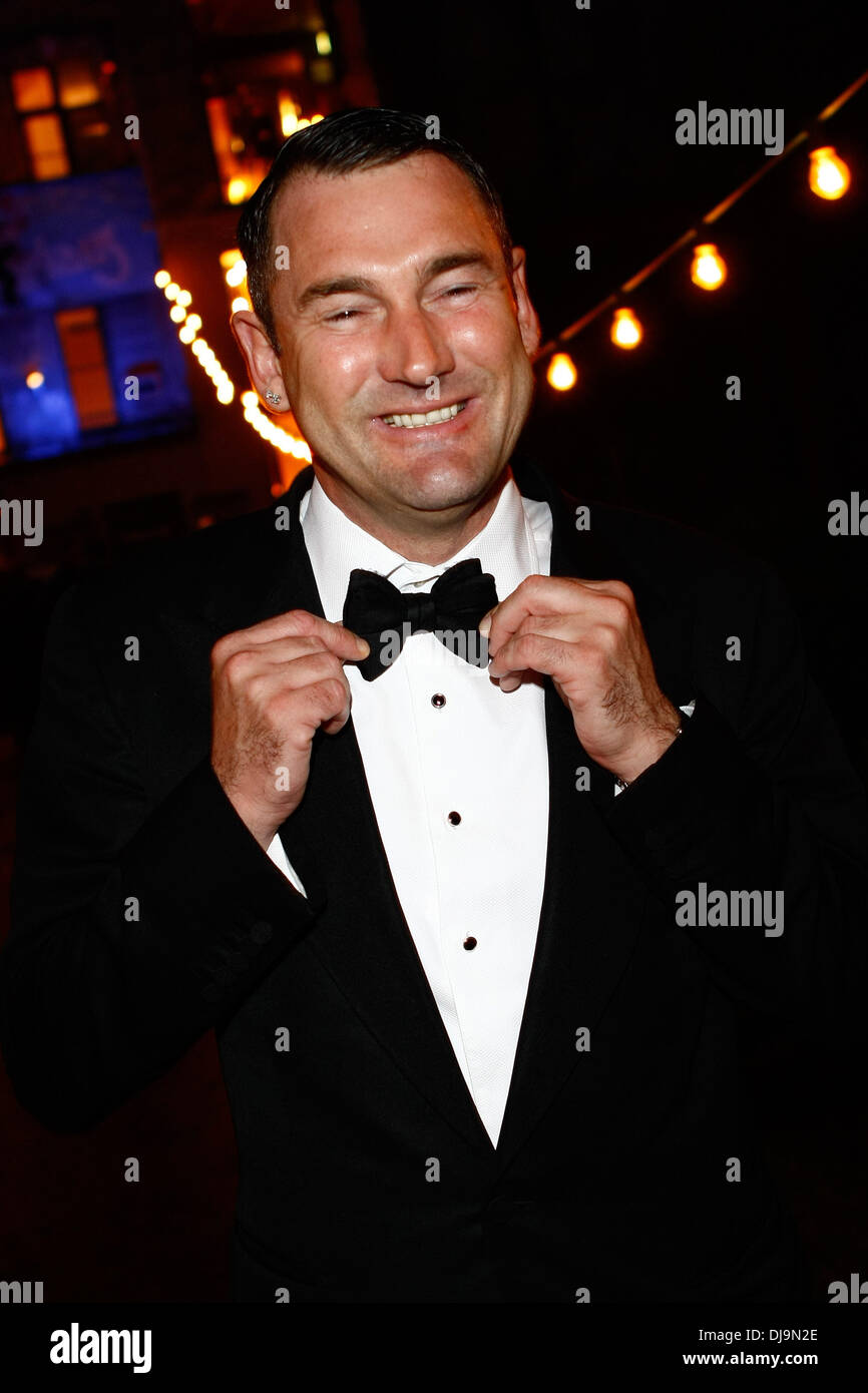 Michael Michalsky arriving at Jenny Elvers-Elbertzhagen's birthday ...