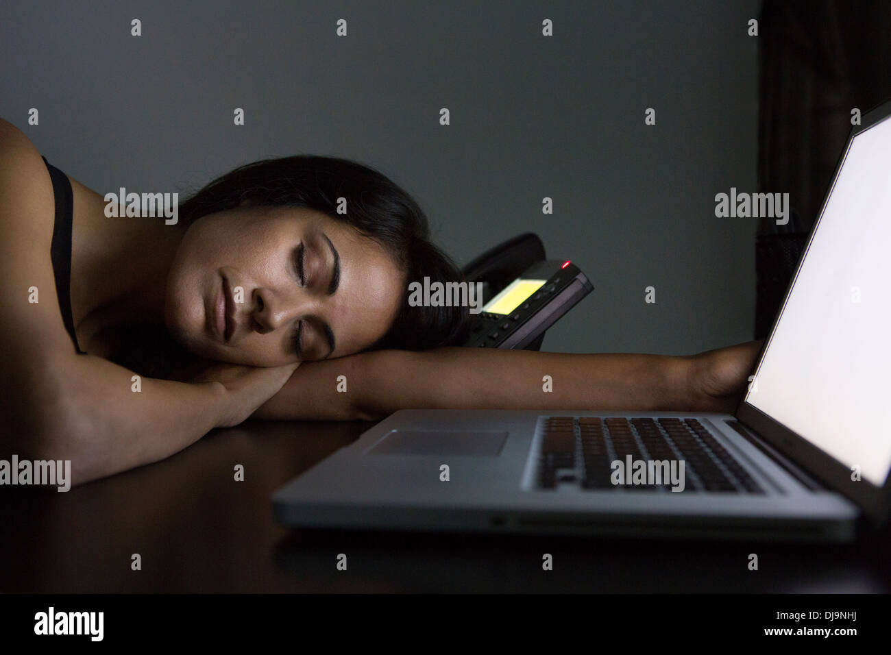 Sleeping desk hi-res stock photography and images - Alamy