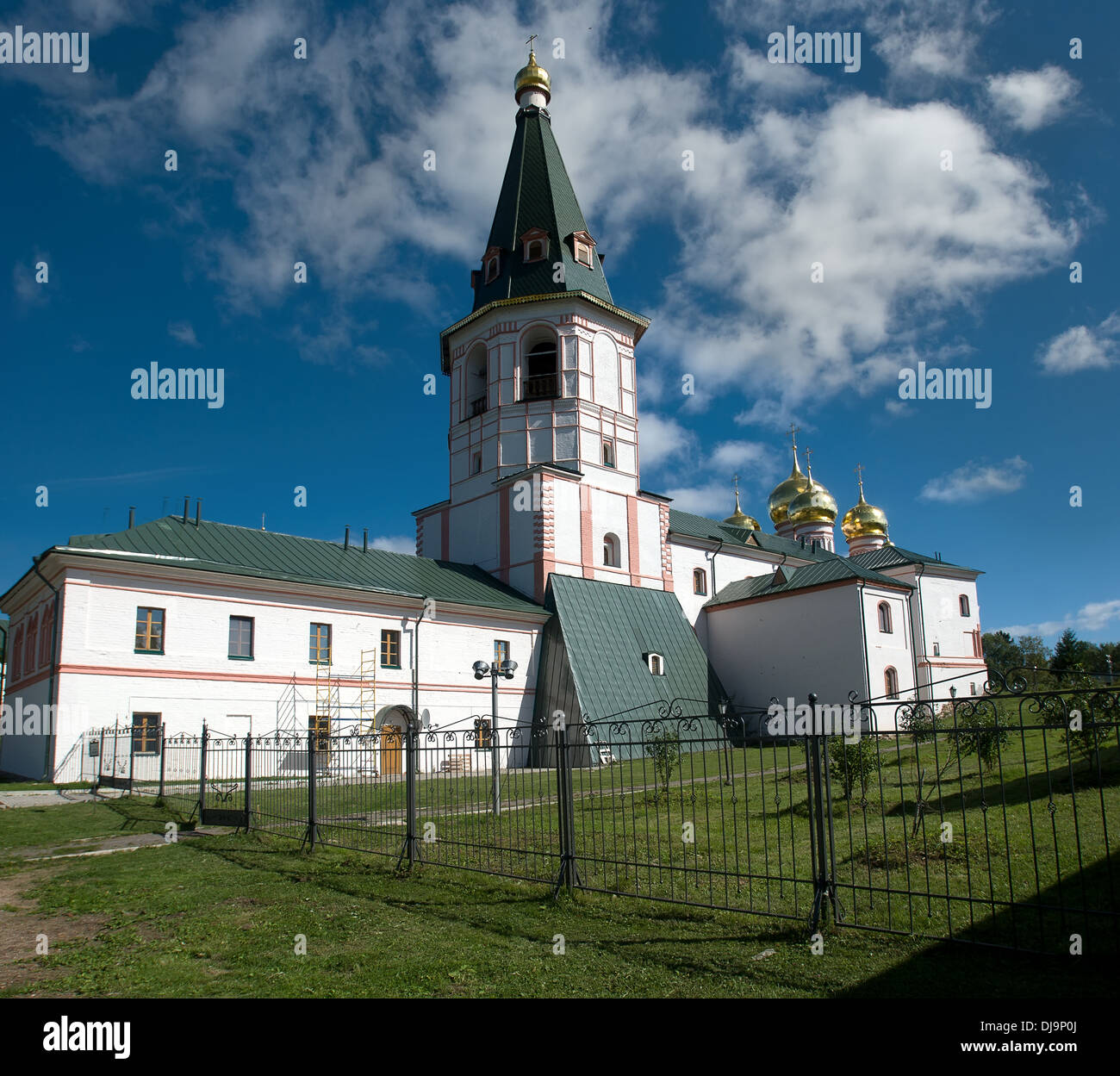 Russian orthodox church valday iversky monastery hi-res stock ...