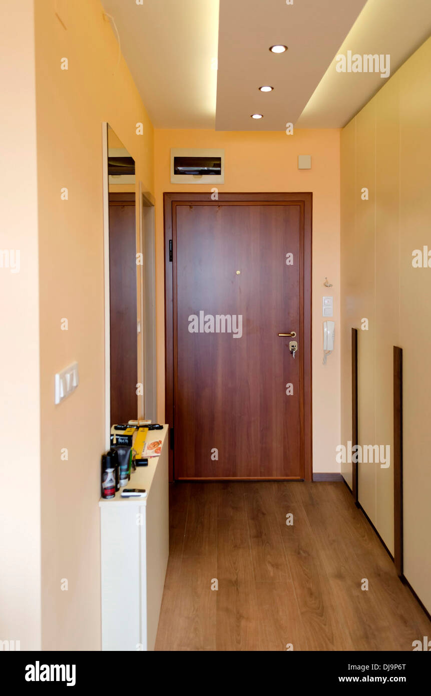House entrance from inside Stock Photo - Alamy