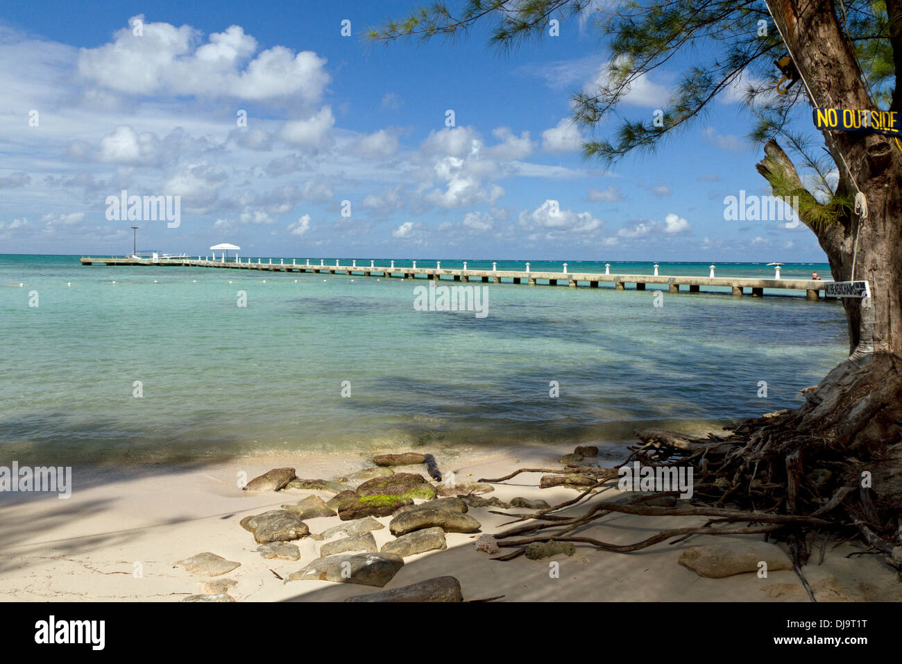Rum point grand cayman pier hi-res stock photography and images - Alamy