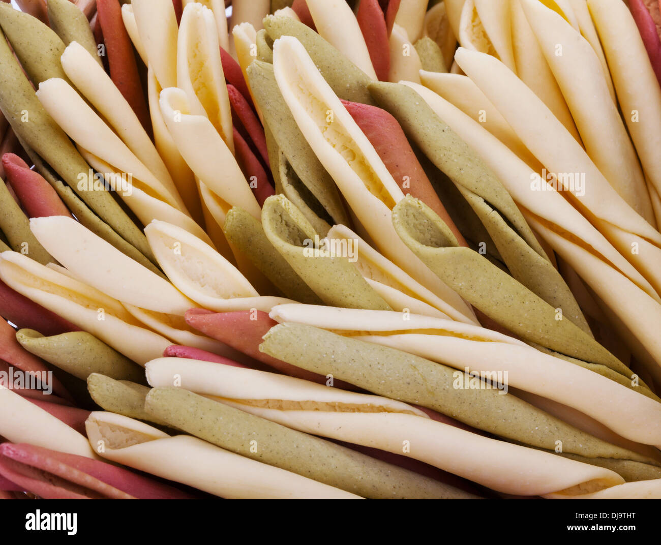 Typical homemade Calabrian pasta of Italy. Pasta fresca tradizionale ...