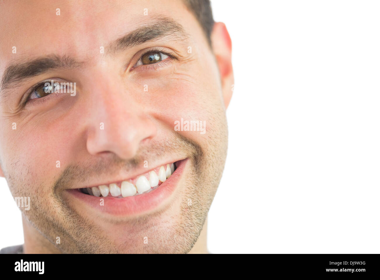 Casual happy man looking at camera Stock Photo - Alamy
