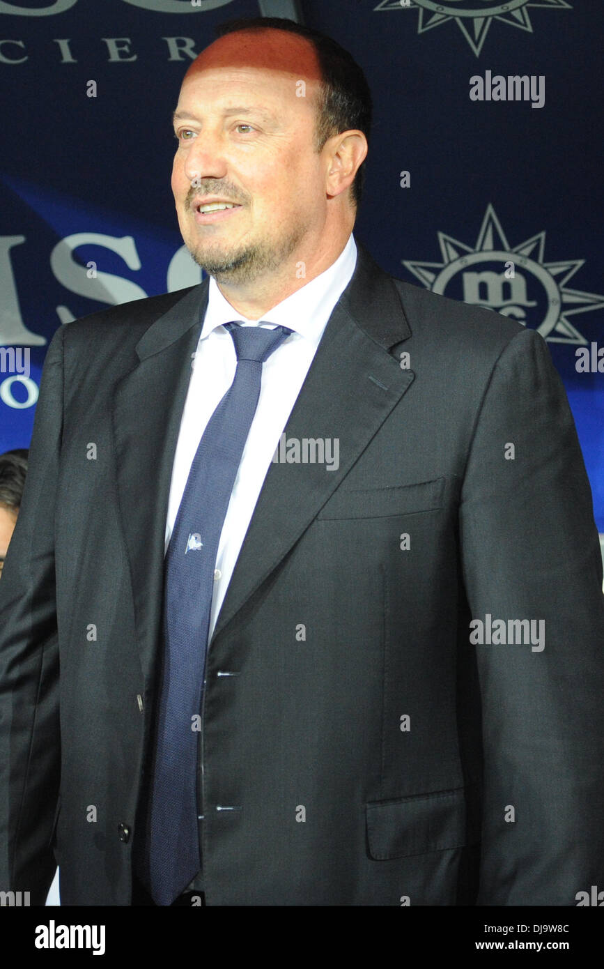Naples, Italy. 23rd Nov, 2013. Rafael Benitez head coach of SSC Napoli ...