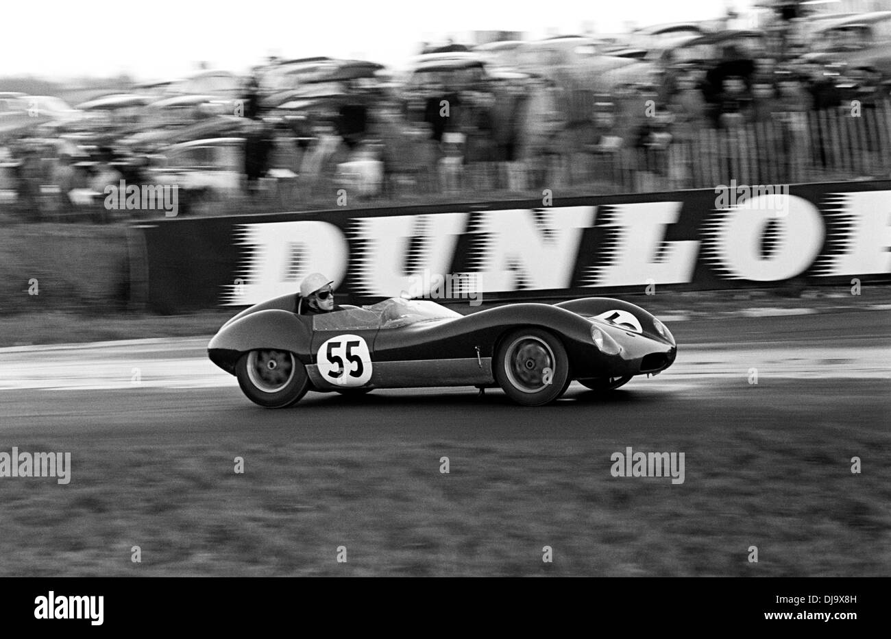 Chris Kerrison-Alan Rees' Lola Mark I Sports at Brands Hatch, England ...