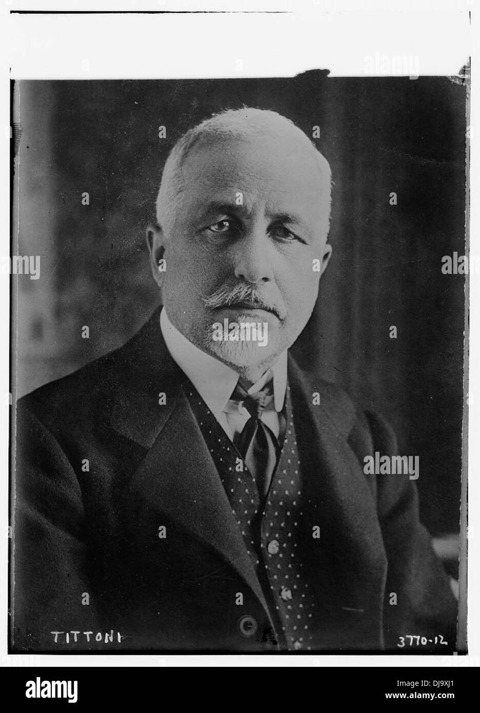 This portrait of Tittoni, housed in the Library of Congress, depicts ...