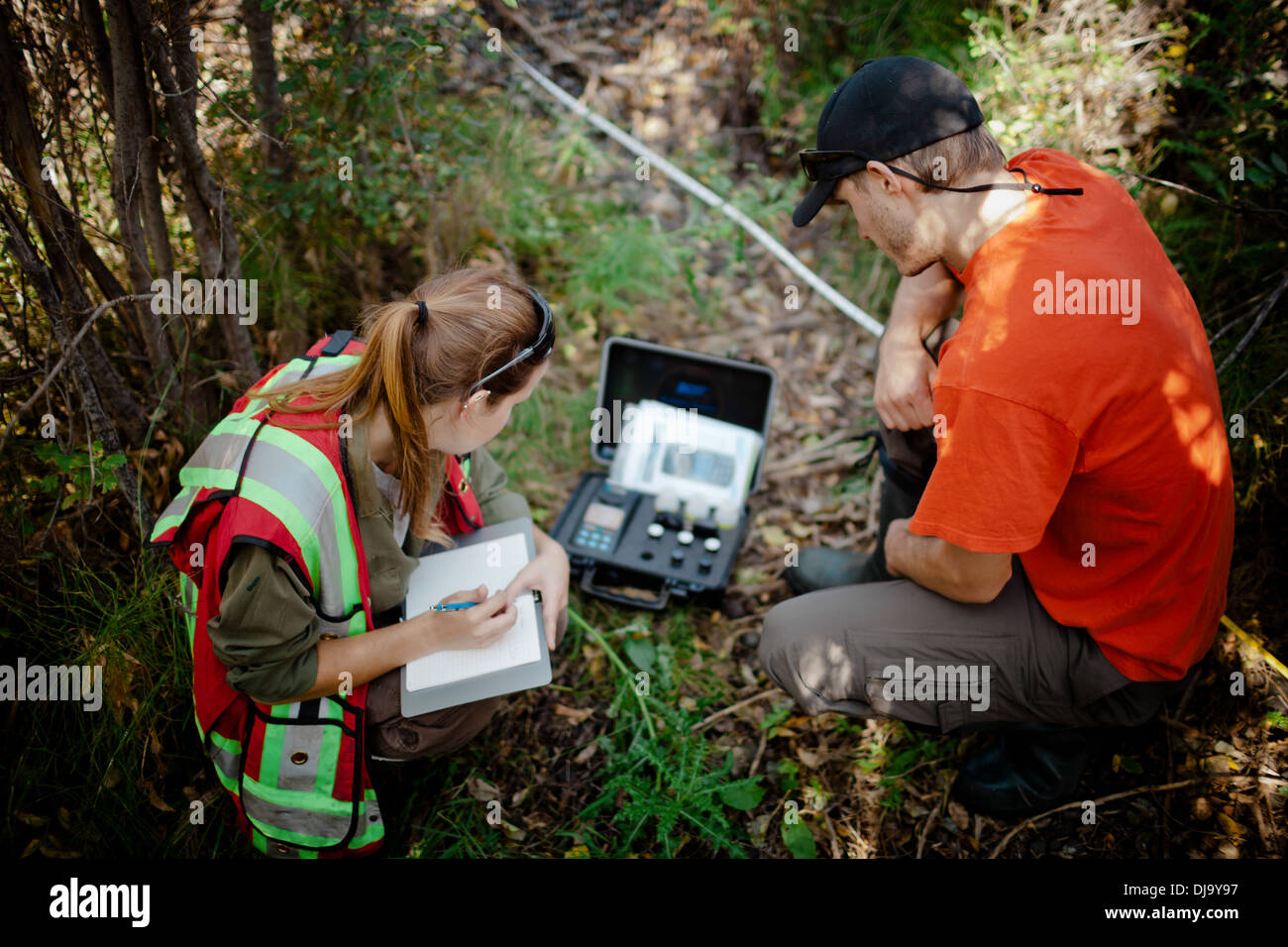 Science field notebook hi-res stock photography and images - Alamy