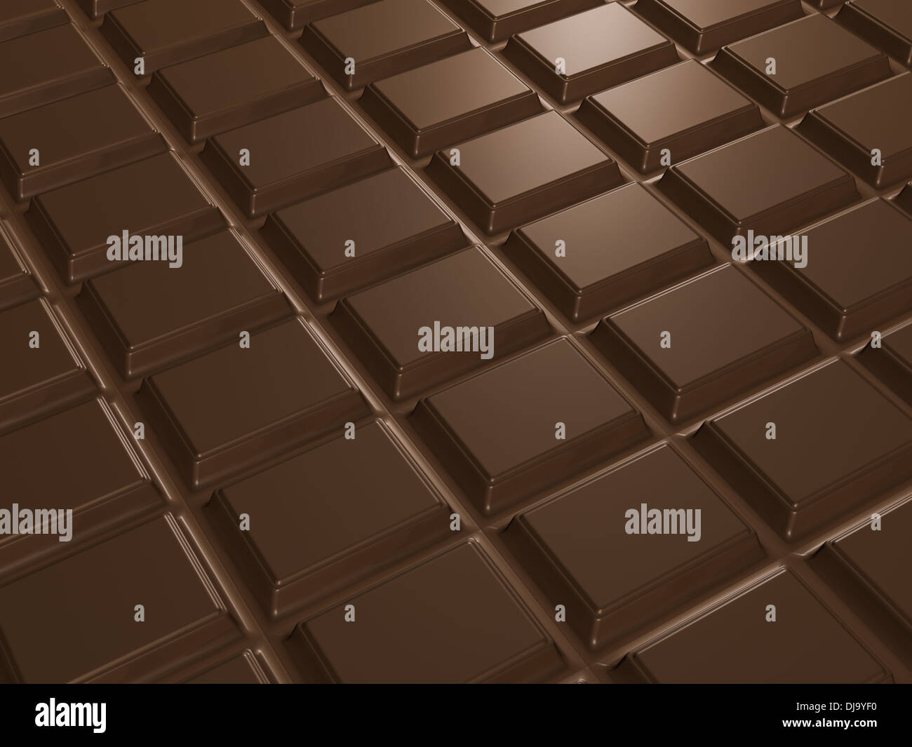 chocolate bar, rectangles, texture. 3d render Stock Photo - Alamy