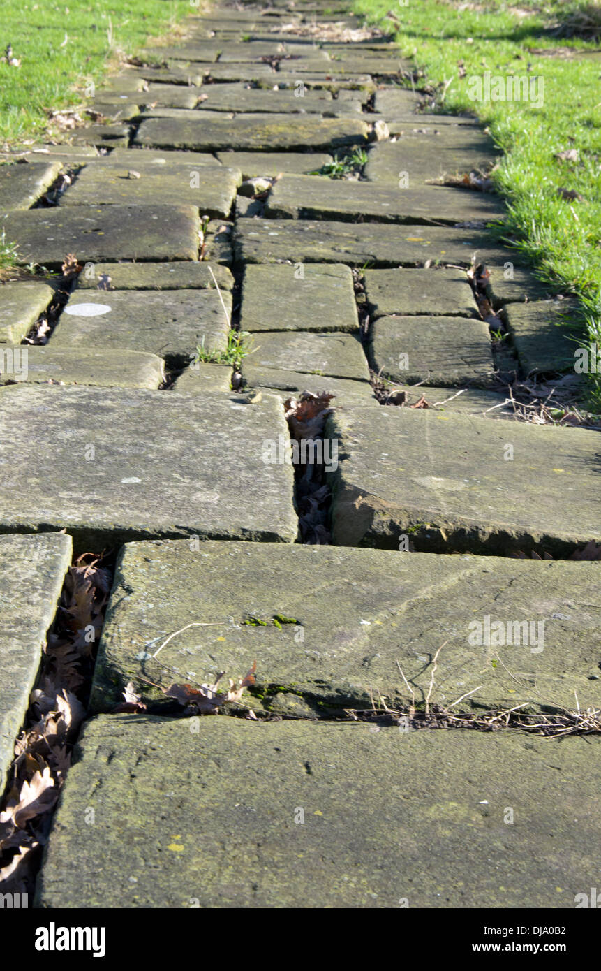 Uneven footpath hi-res stock photography and images - Alamy