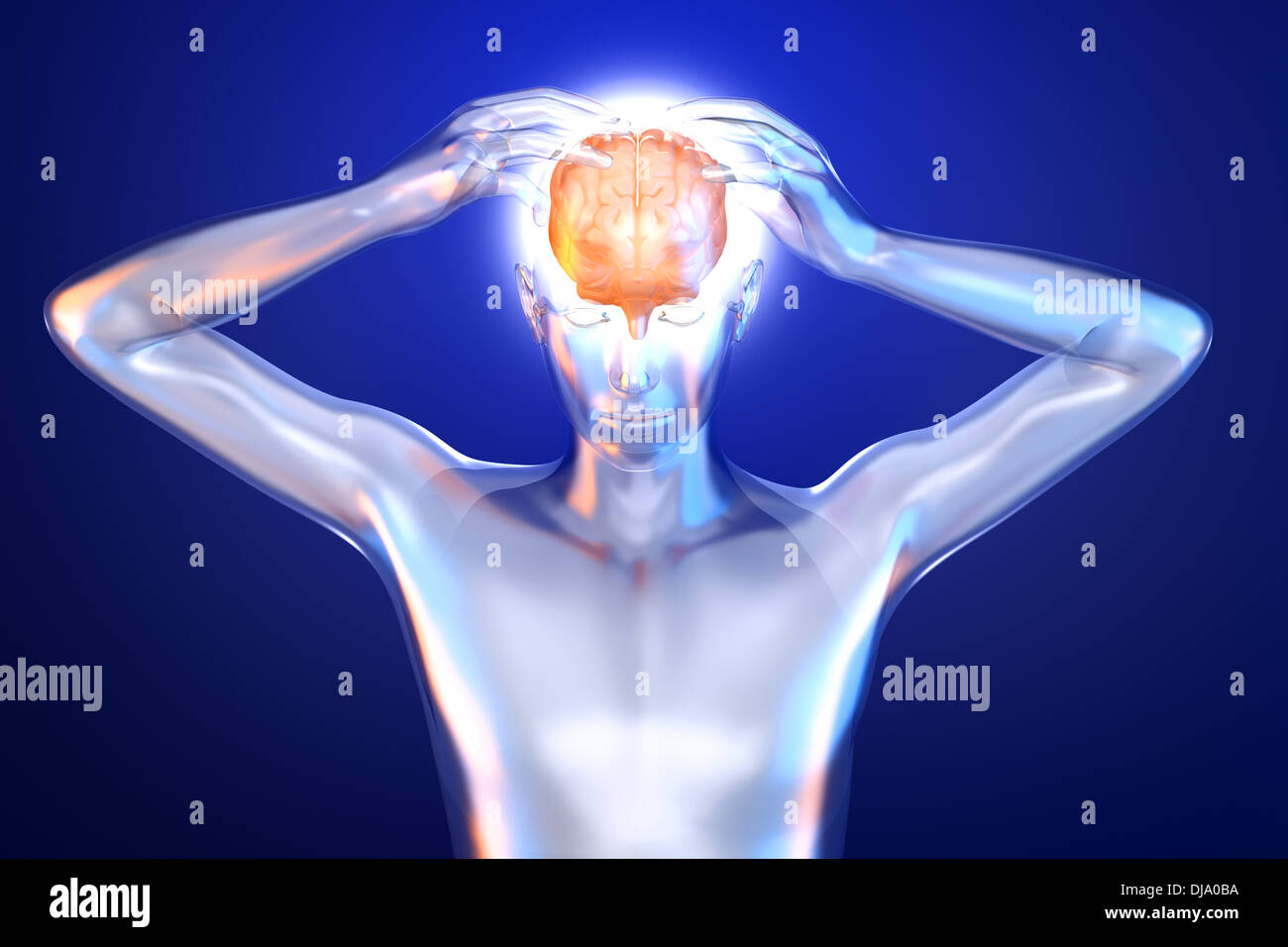 Mental power and creativity. 3d rendered Illustration Stock Photo - Alamy