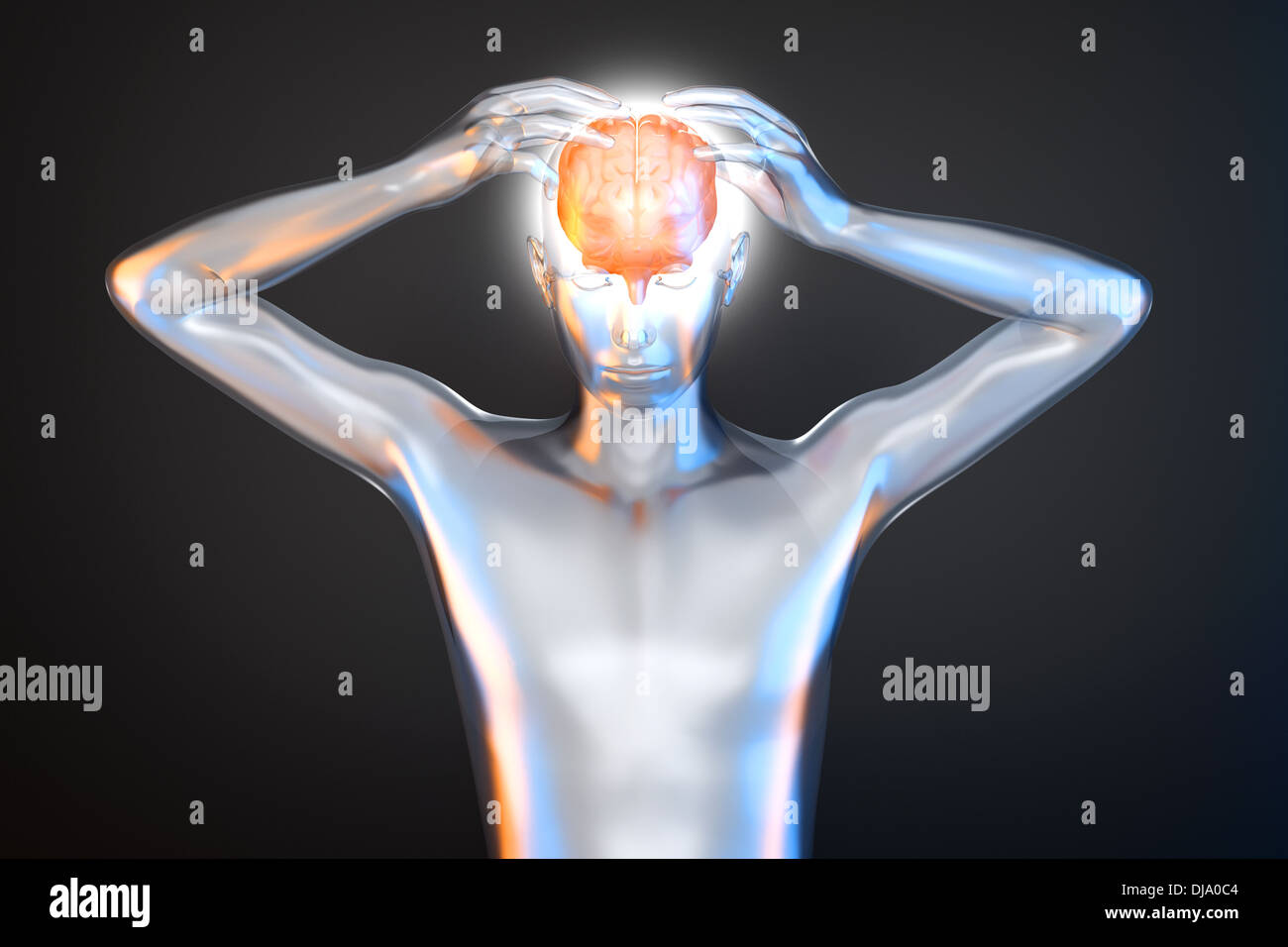 Mental power and creativity. 3d rendered Illustration Stock Photo - Alamy