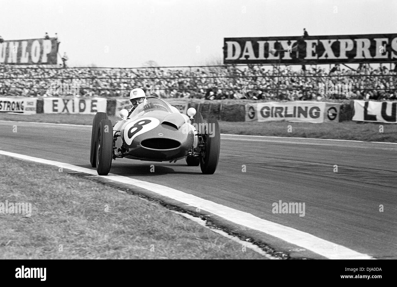 Harry Schell in the Yeoman Credit team Cooper T51 Climax at Madgwick ...