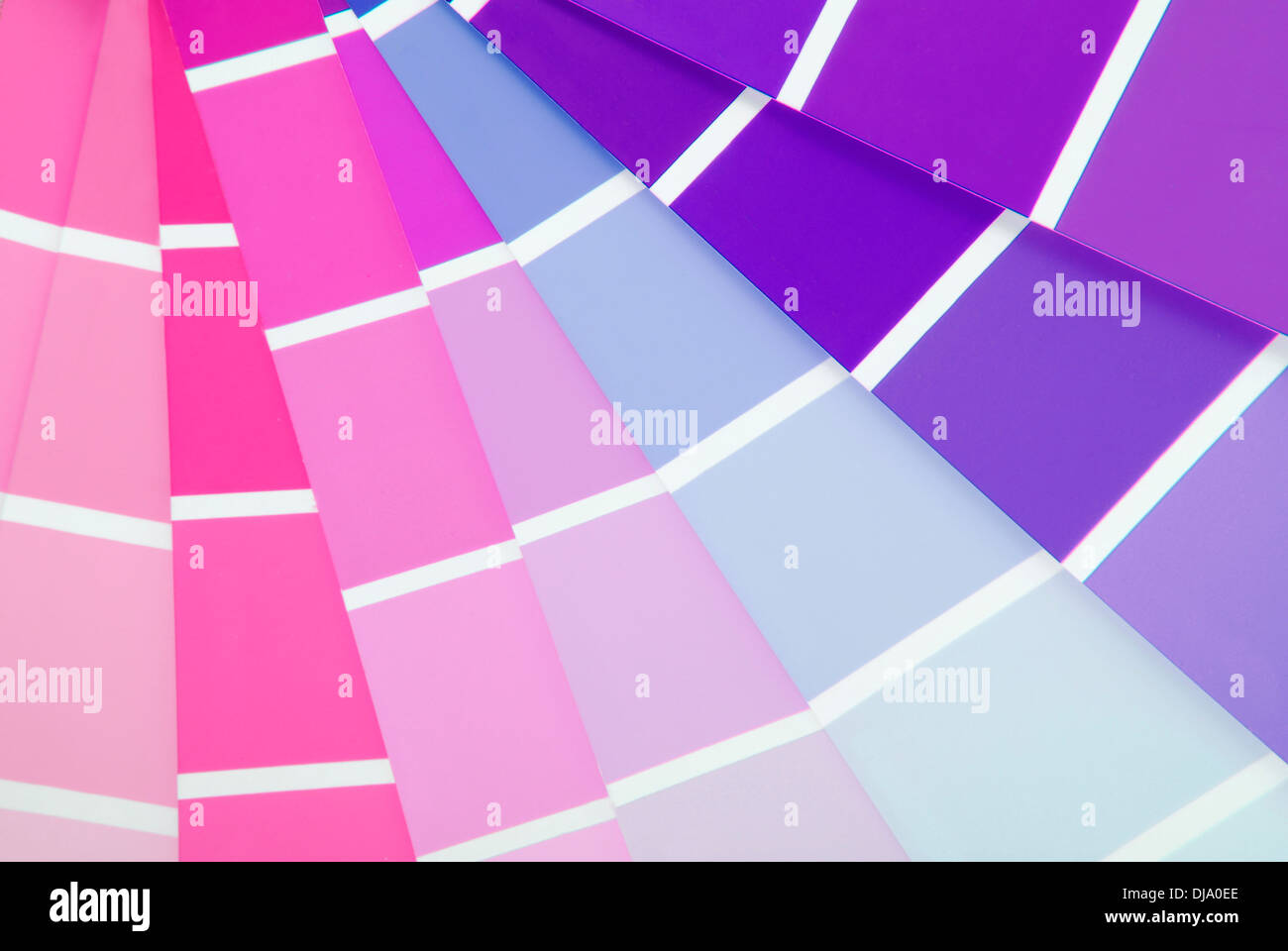 color chart guide sampler Stock Photo - Alamy