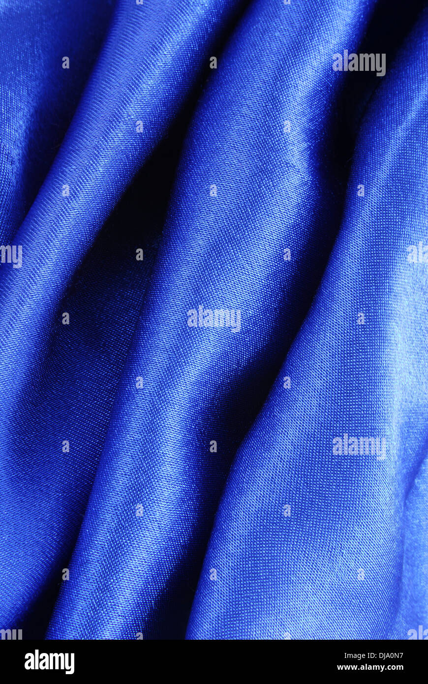 blue silk fabric texture Stock Photo - Alamy