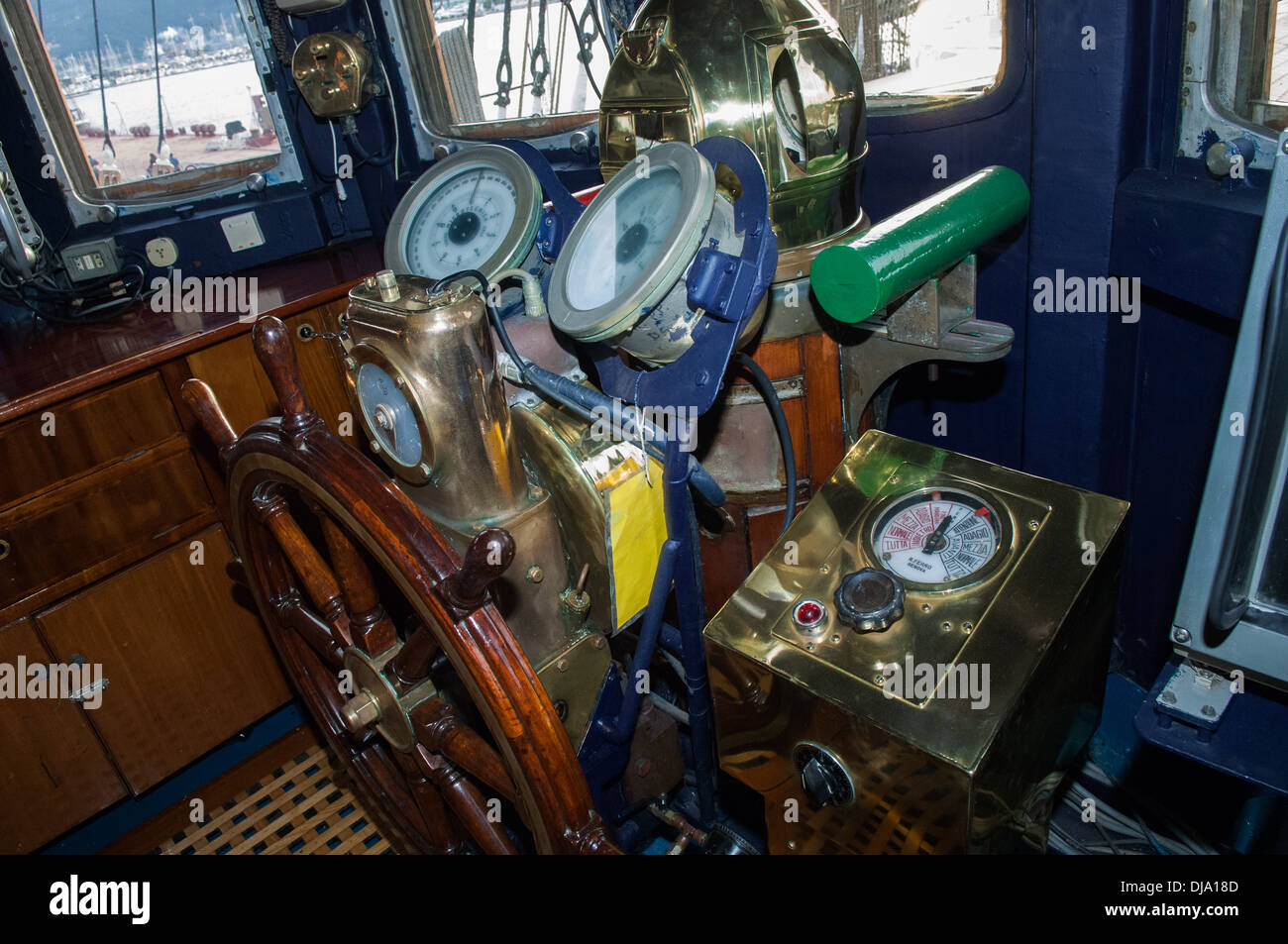 Europe, Italy, Liguria, La Spezia, Ship, Amerigo Vespucci, rigging ...