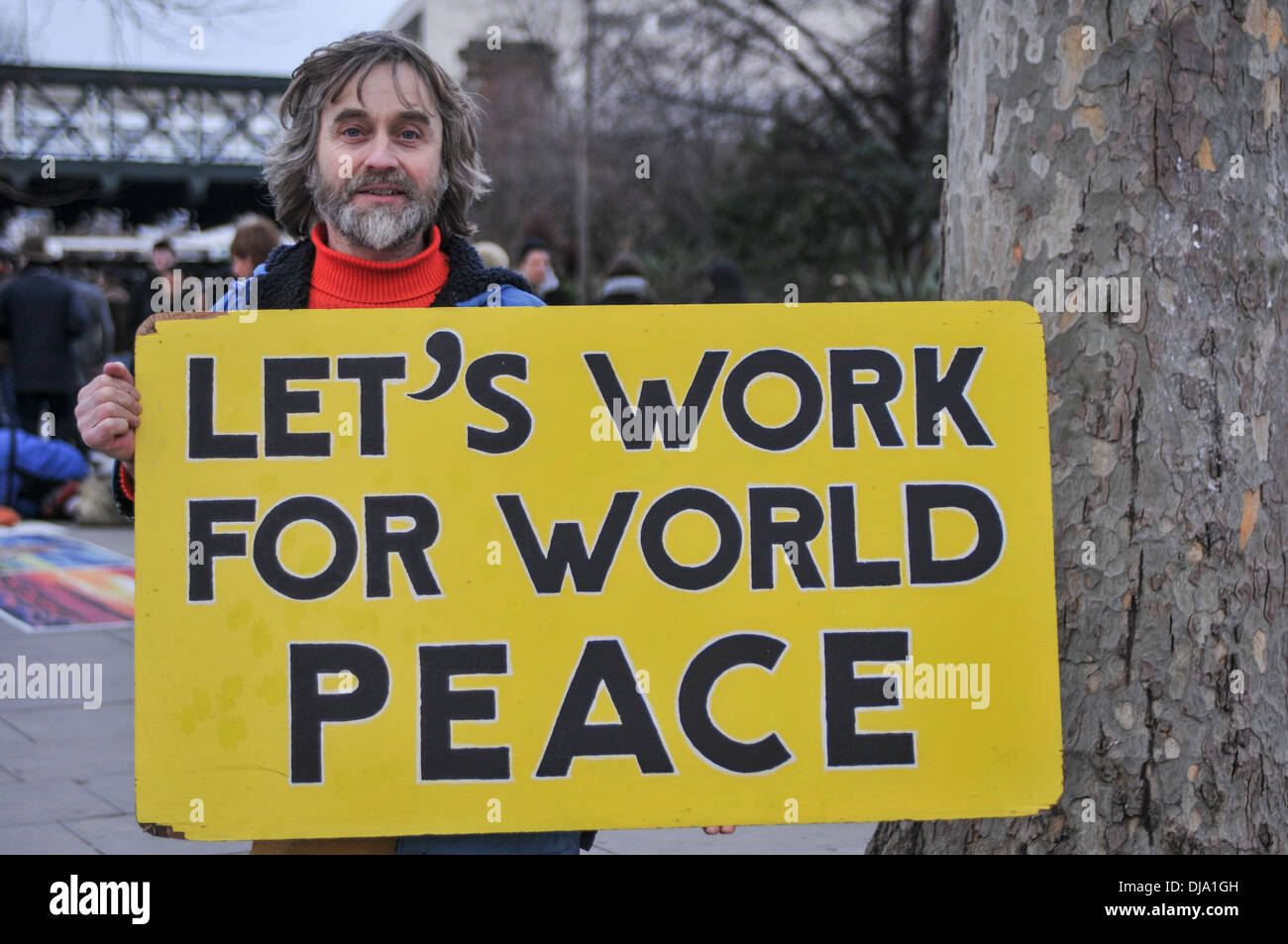 Neck placard hi-res stock photography and images - Alamy