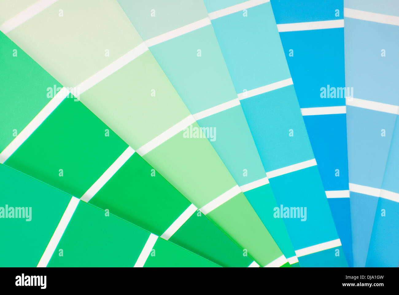 color chart guide sampler Stock Photo - Alamy