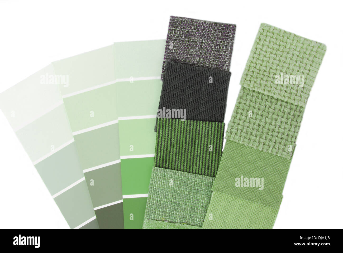 upholstery tapestry color selection for interior Stock Photo - Alamy