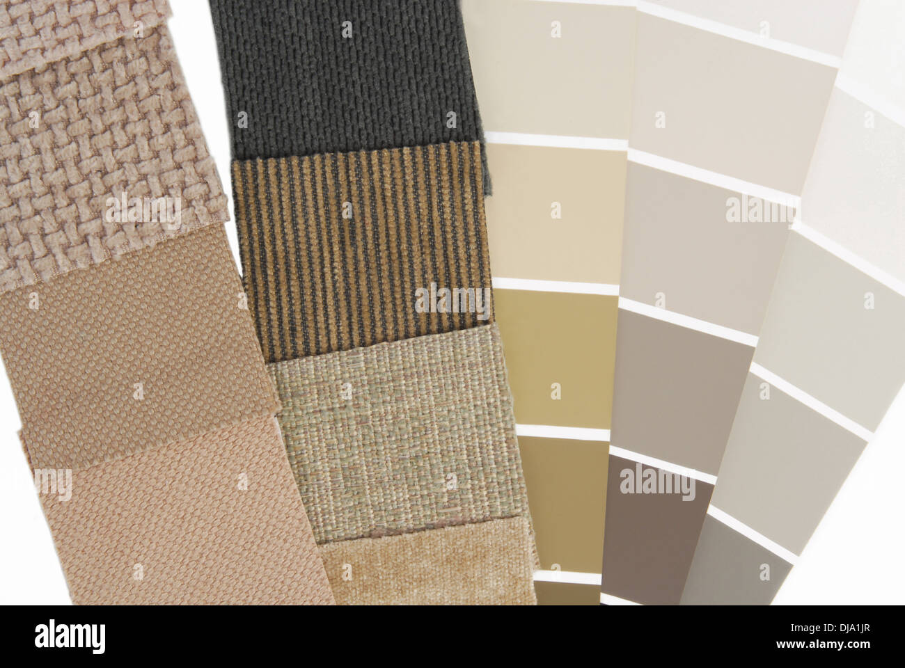 upholstery tapestry color selection for interior Stock Photo - Alamy