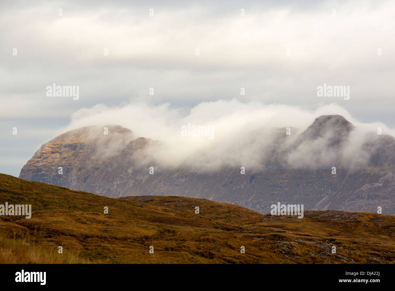 Suilven, the most iconic peak of the Assynt mountains, North West ...