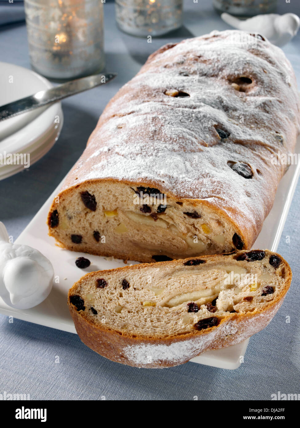 Individual slice stollen fruit cake hi-res stock photography and images ...