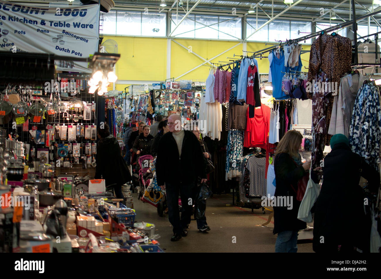 St. Martin`s Indoor Rag Market, Birmingham, UK Stock Photo - Alamy