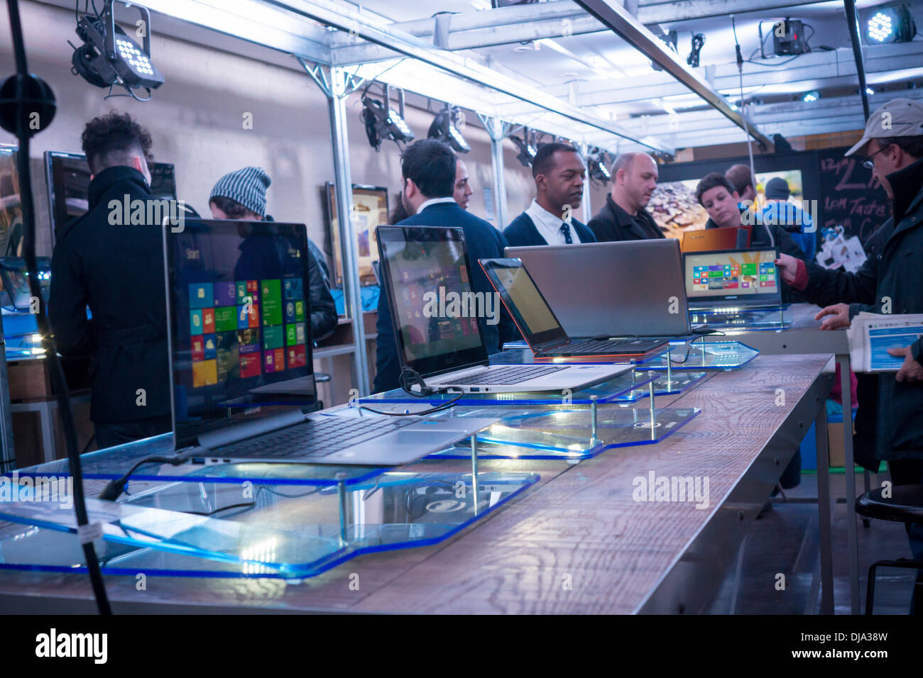 The Intel Experience Store pop-up shop in the Nolita neighborhood in ...