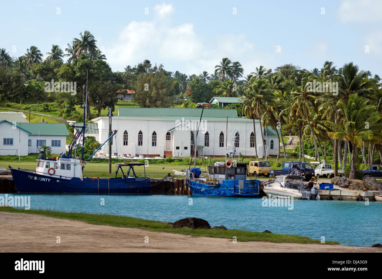 Cook Islands Aitutaki Church High Resolution Stock Photography and ...