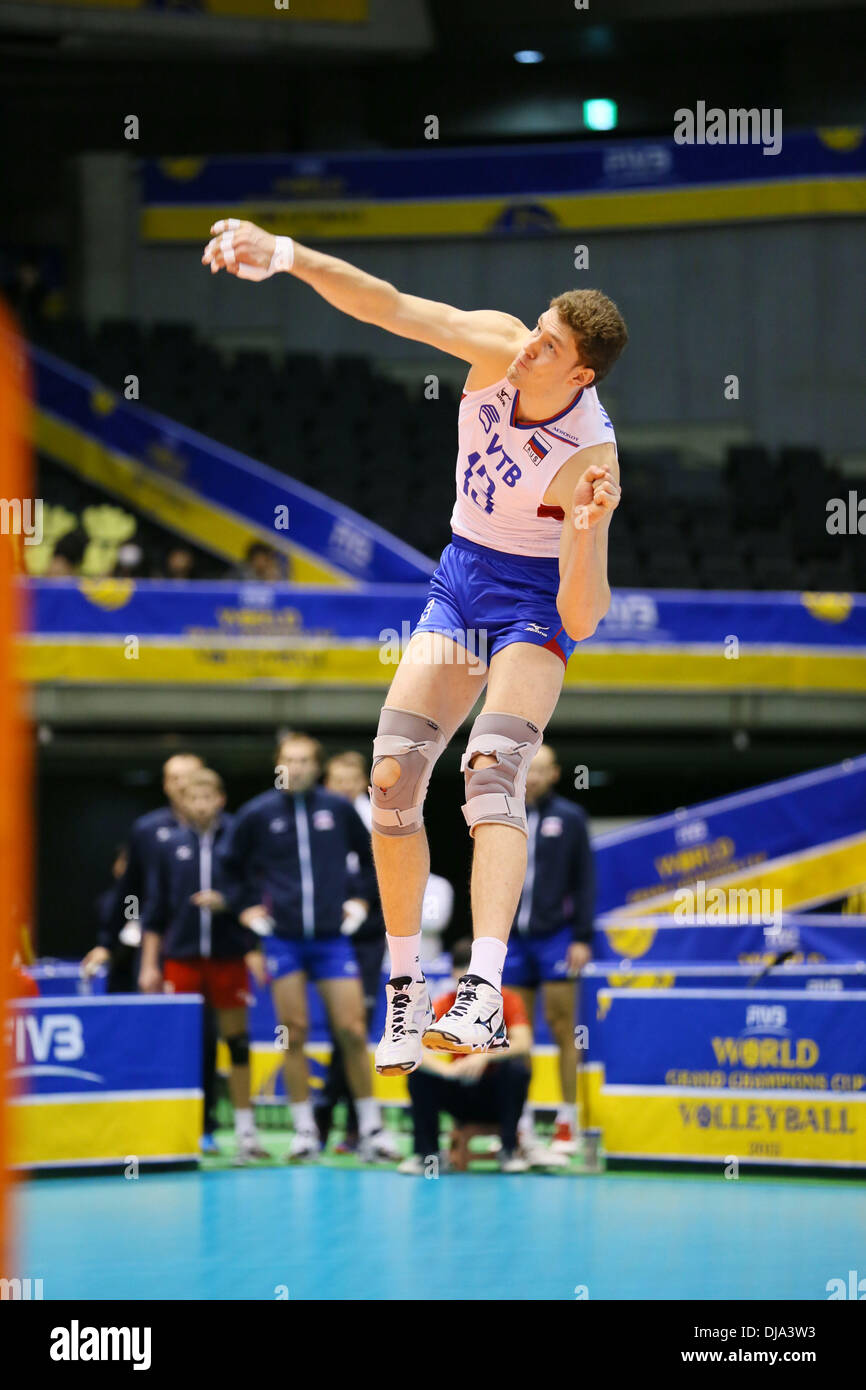 Tokyo Metropolitan Gymnasium, Tokyo, Japan. 22nd Nov, 2013. Muserskiy ...